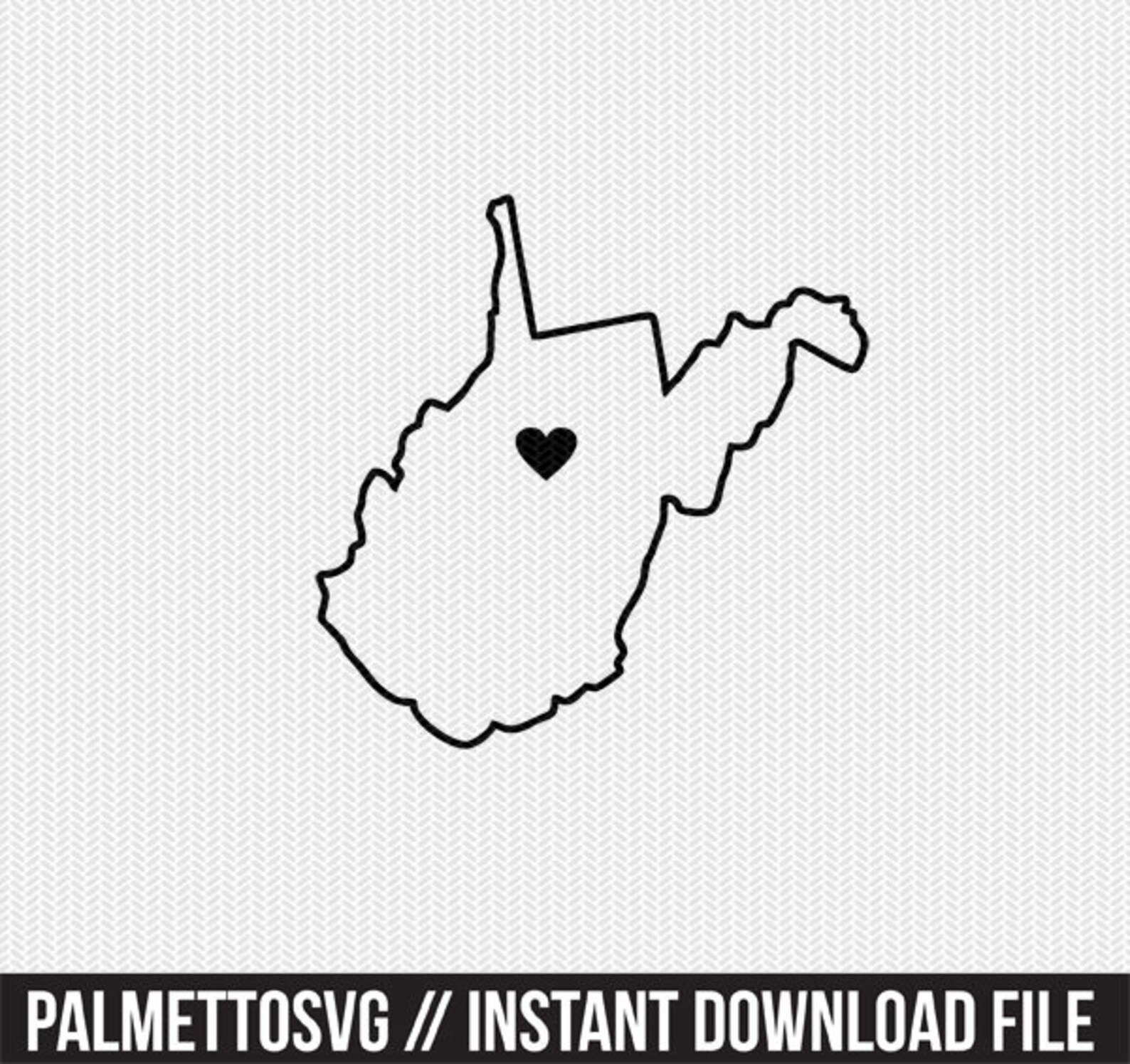 West Virginia Svg West Virginia Outline Svg West Virginia - Etsy