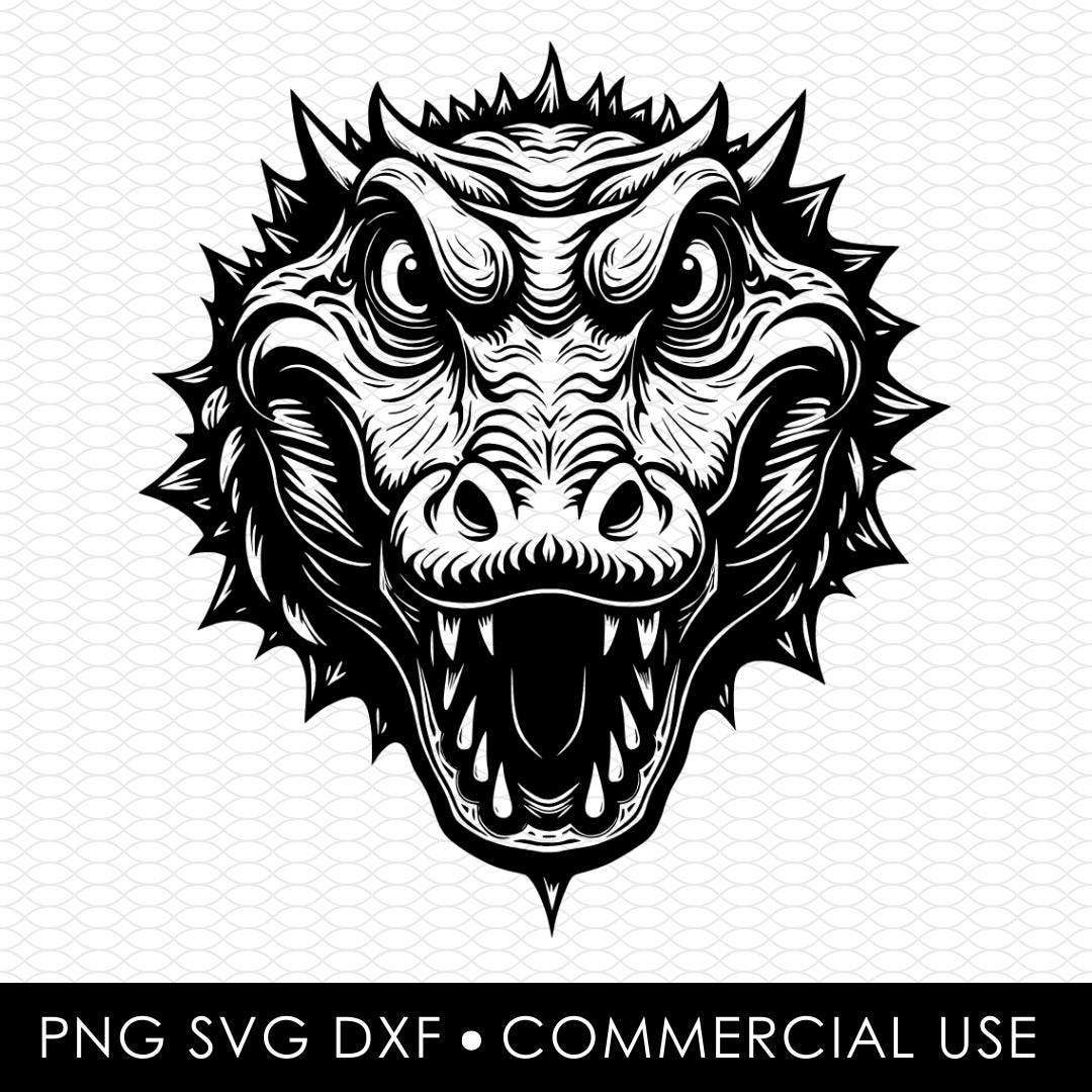 Alligator Svg, Alligator Png, Alligator Cut File, Alligator Dxf ...