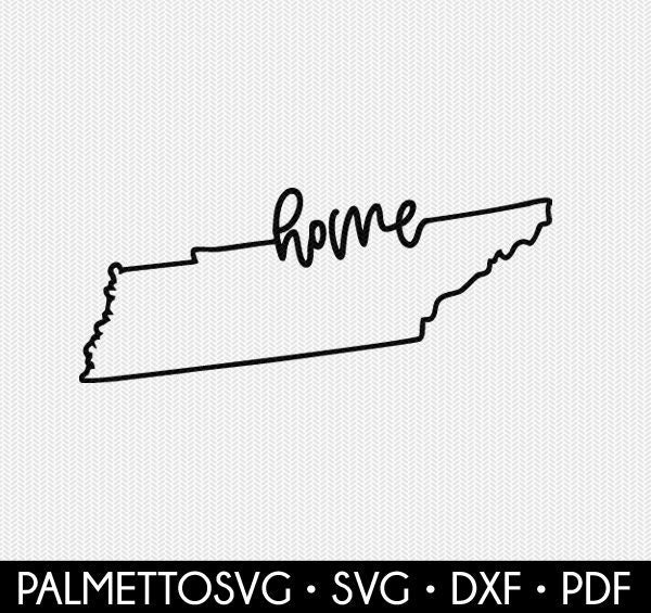Tennessee Home Svg Tennessee Svg Tennessee Clip Art Dxf - Etsy