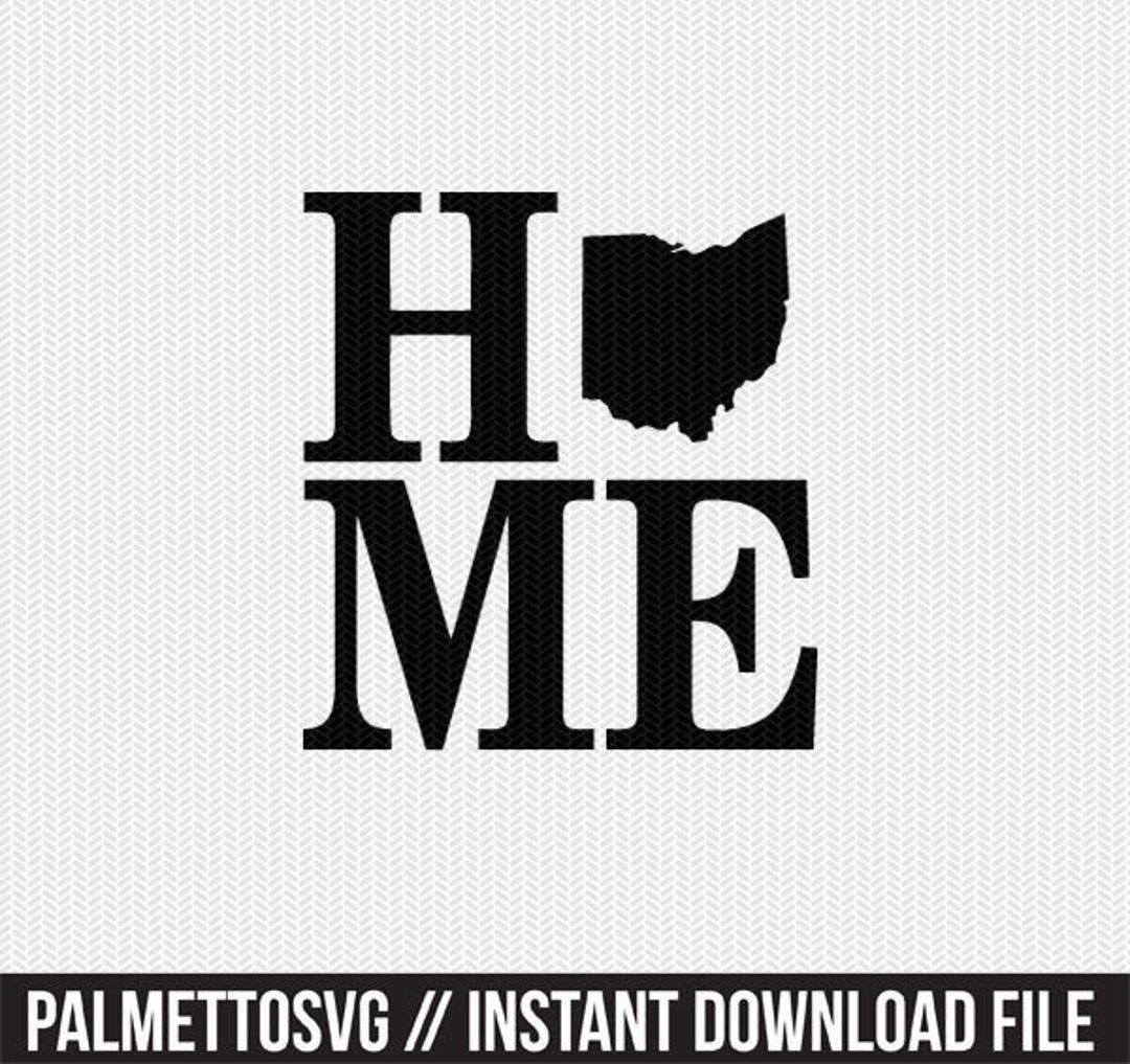 Ohio Home Svg Ohio Svg Ohio Dxf File Ohio Cut File Svg - Etsy