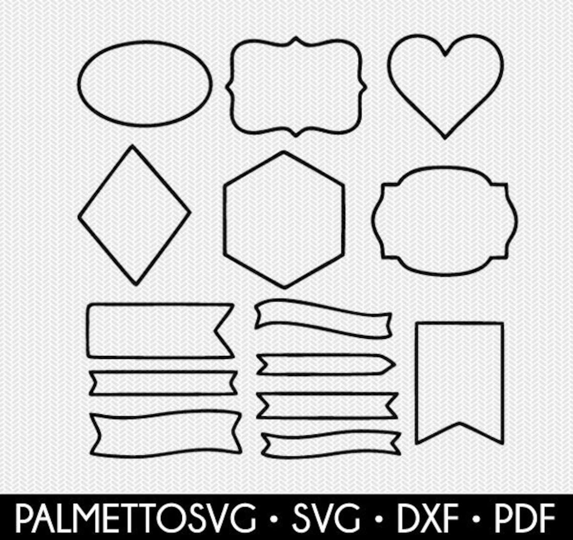 Shapes Outline Svg Dxf Cut File Instant Download Stencil | Etsy Shapes Outline Svg Dxf Cut File Instant Download Stencil | Etsy