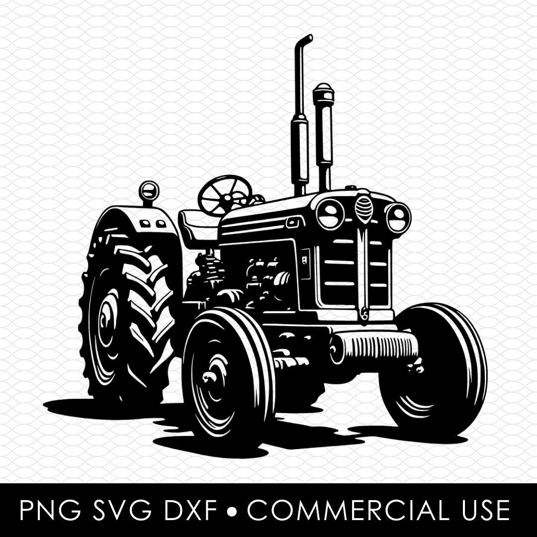 Tractor Svg, Tractor Png, Tractor Dxf, Tractor Cut File, Sublimation ...