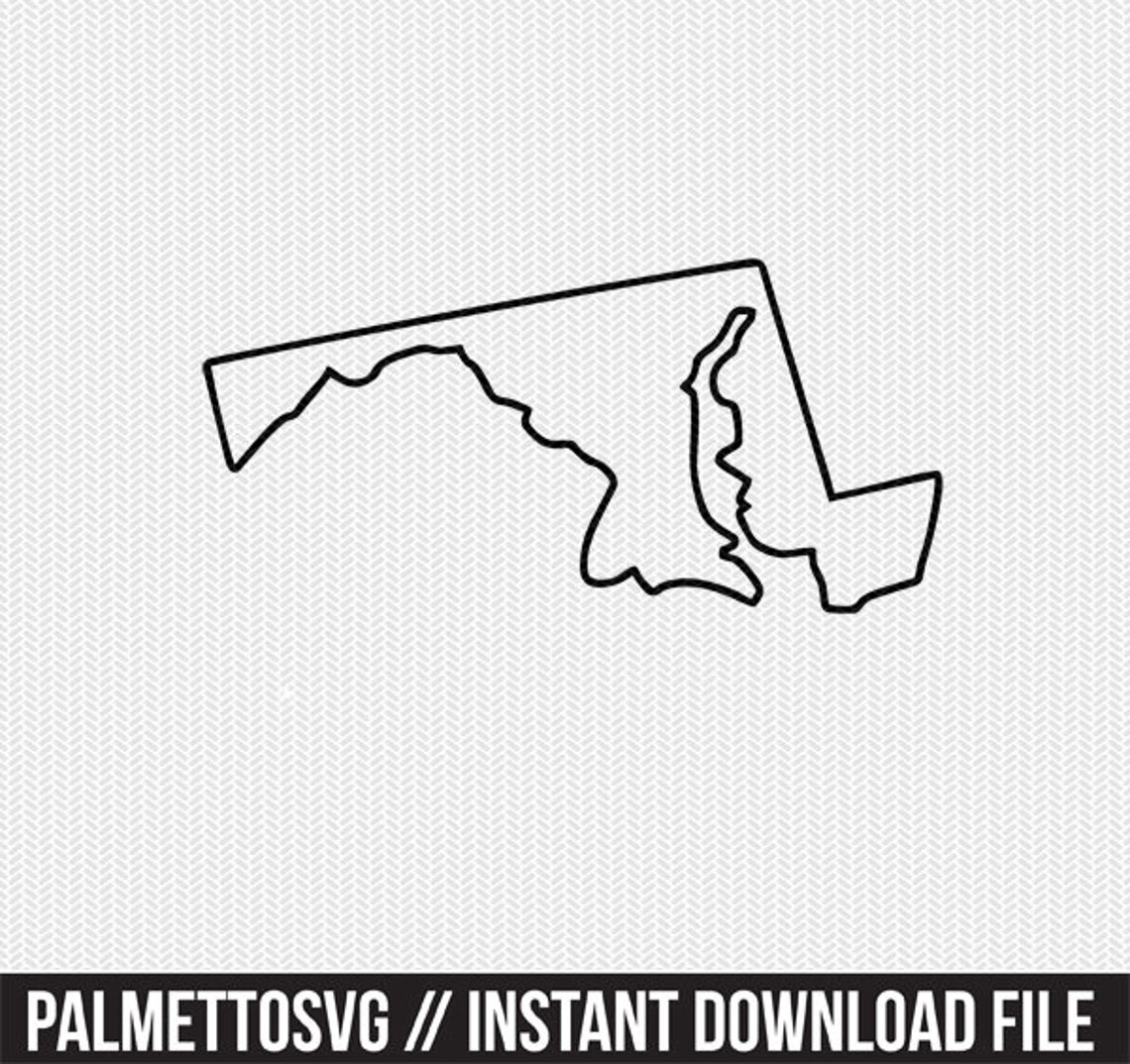 Maryland Svg Maryland Svg Maryland Cut File Maryland Clip - Etsy