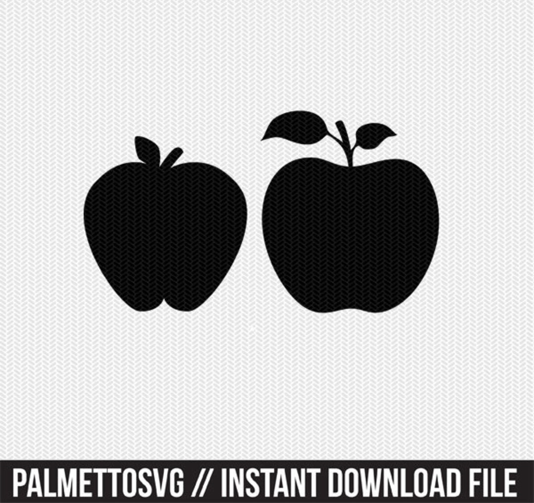 Apple Svg, Apple Dxf File, Apple Cut File, Teacher Svg, Fruit Svg, Svg ...