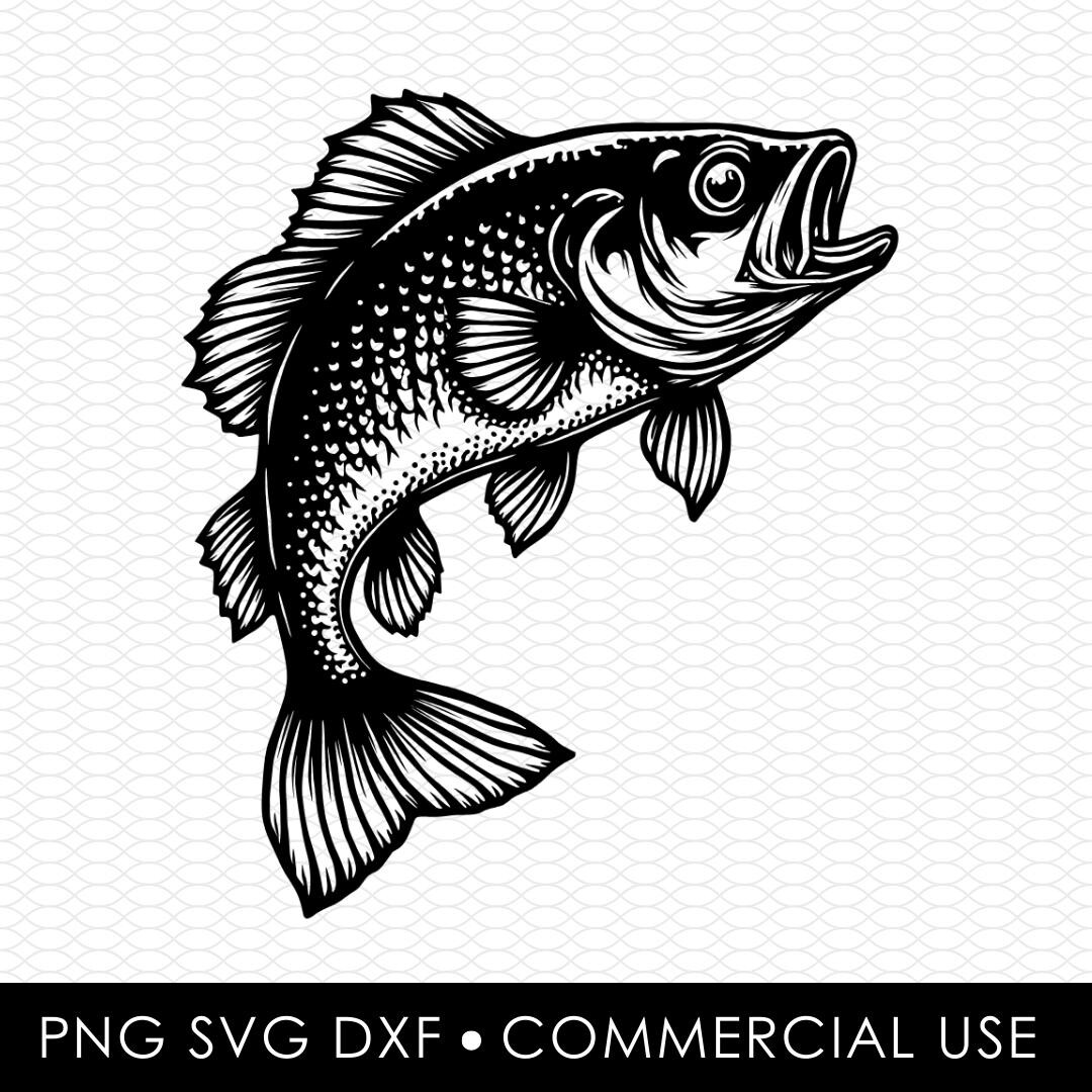 Crappie Svg, Crappie Png, Crappie Png, Fishing Svg, Crappie Dxf ...
