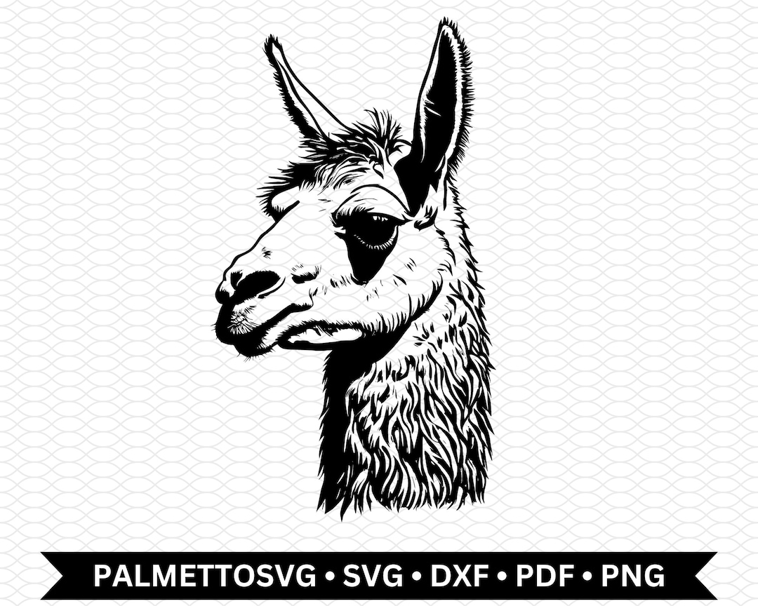 Llama Svg, Llama Png, Llama Dxf File, Llama Cut File, Svg Files for ...