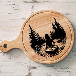 Woman Kayaking Svg, Kayaking Png Design, Kayak Dxf, Kayak Cut File ...