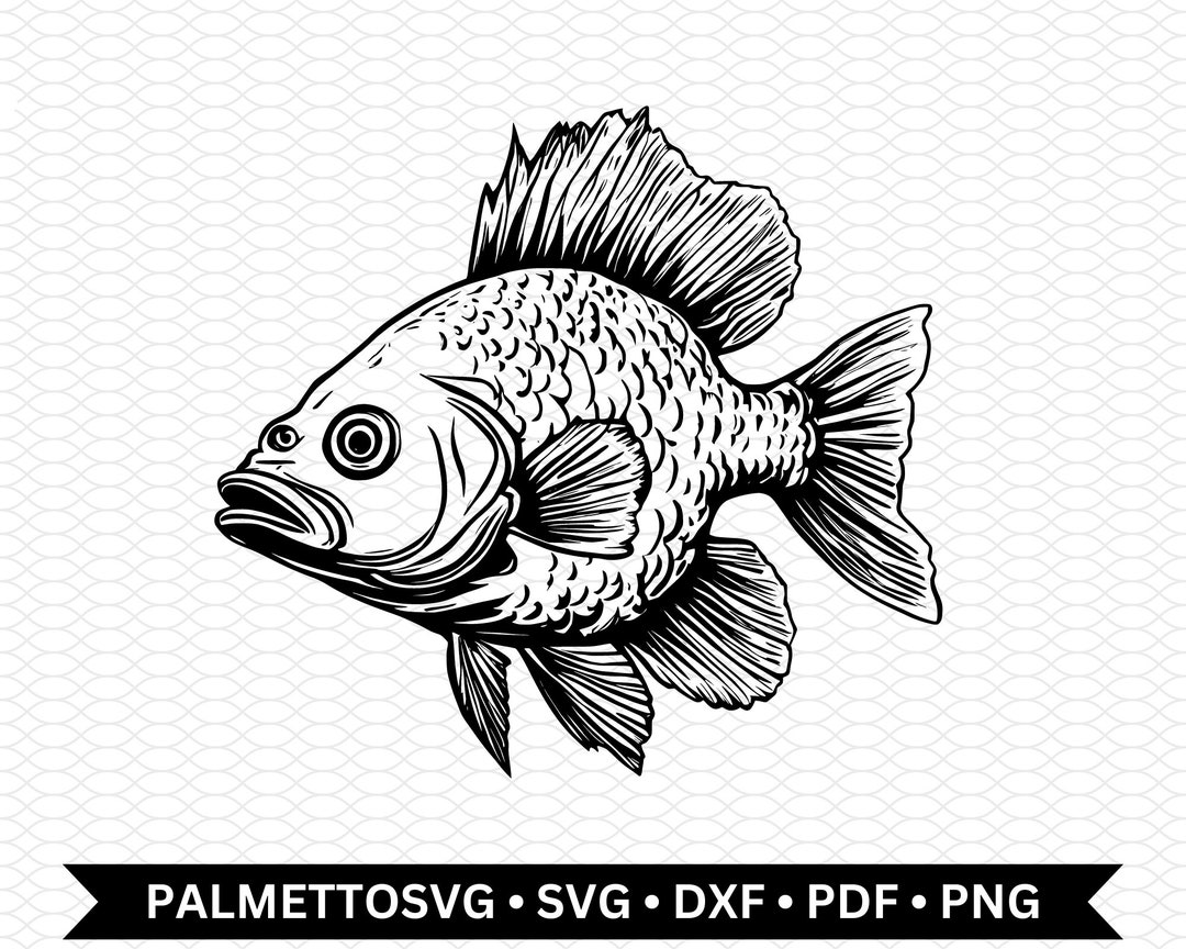 Fish Svg, Fish Dxf File, Fish Cut File, Fish Png, Fish Clip Art, Cricut ...