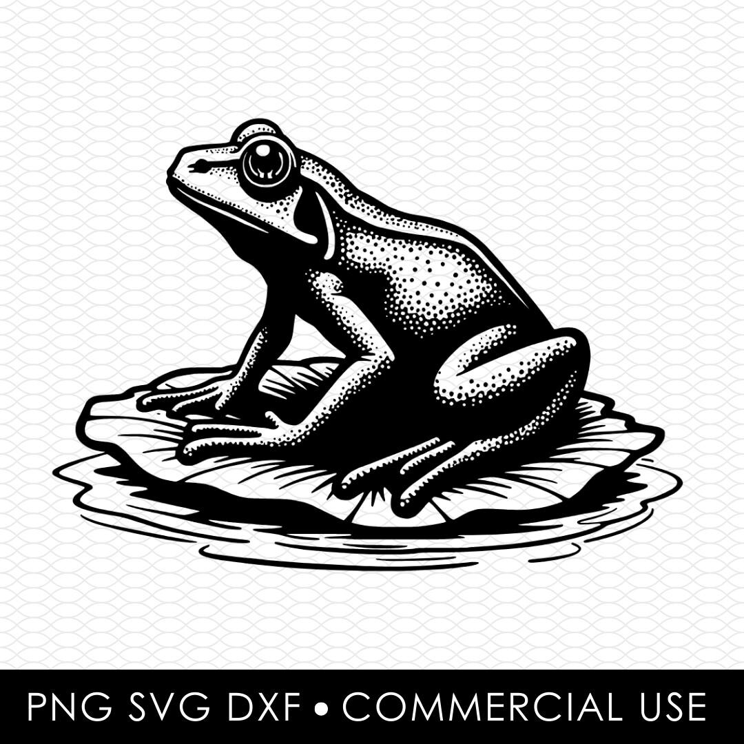 Frog Svg, Frog Png, Frog Dxf, Frog Cut File, Sublimation Designs, Png ...