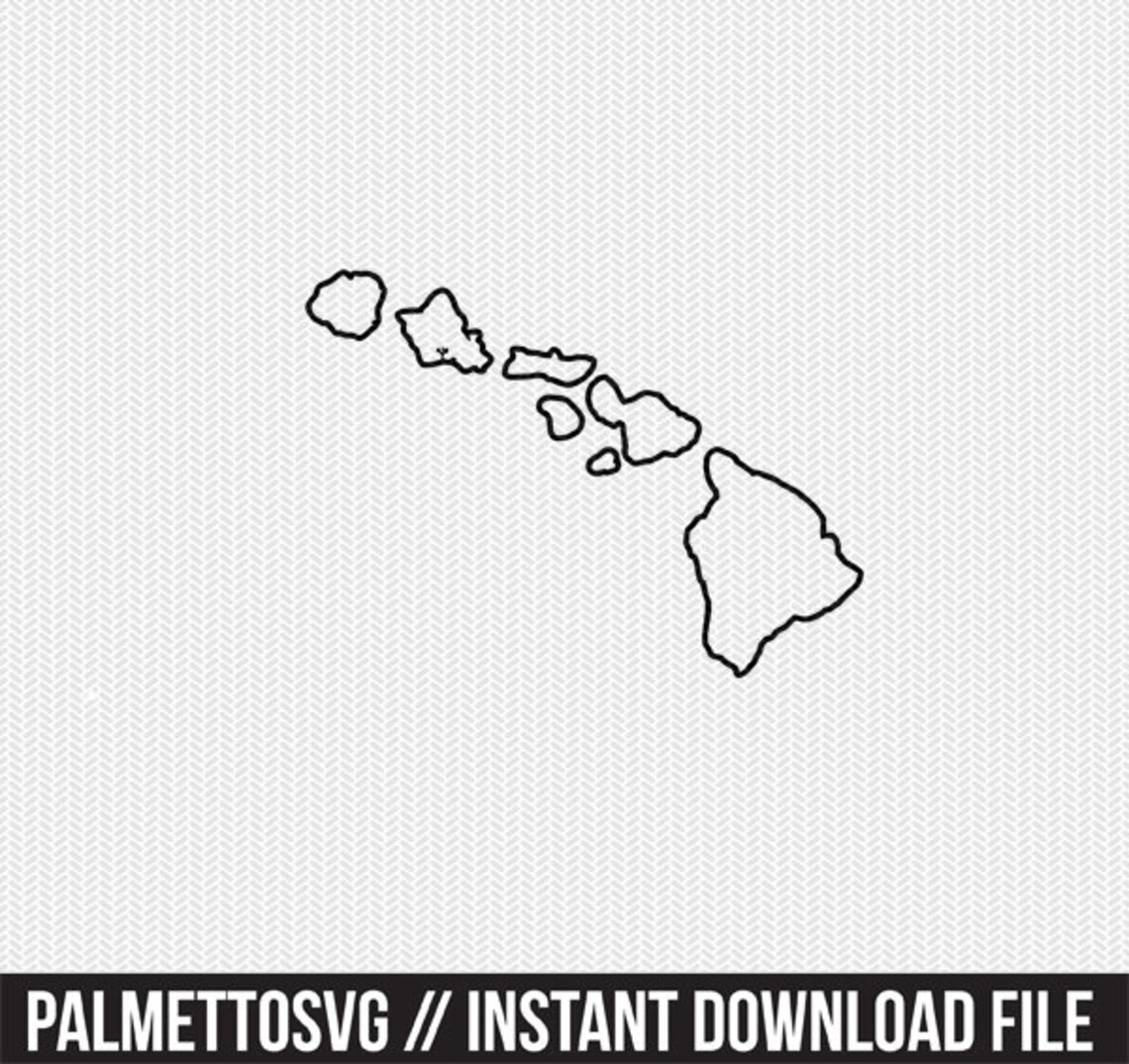 Hawaii Outline Svg Hawaii Svg Hawaii Cut File Hawaii Clip - Etsy