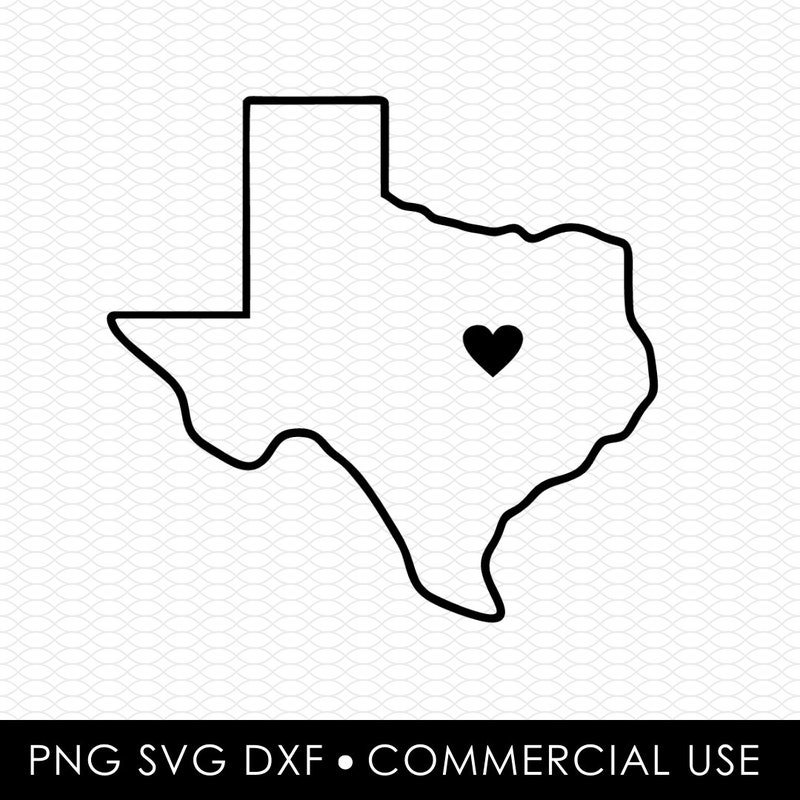 Texas Svg File - Etsy