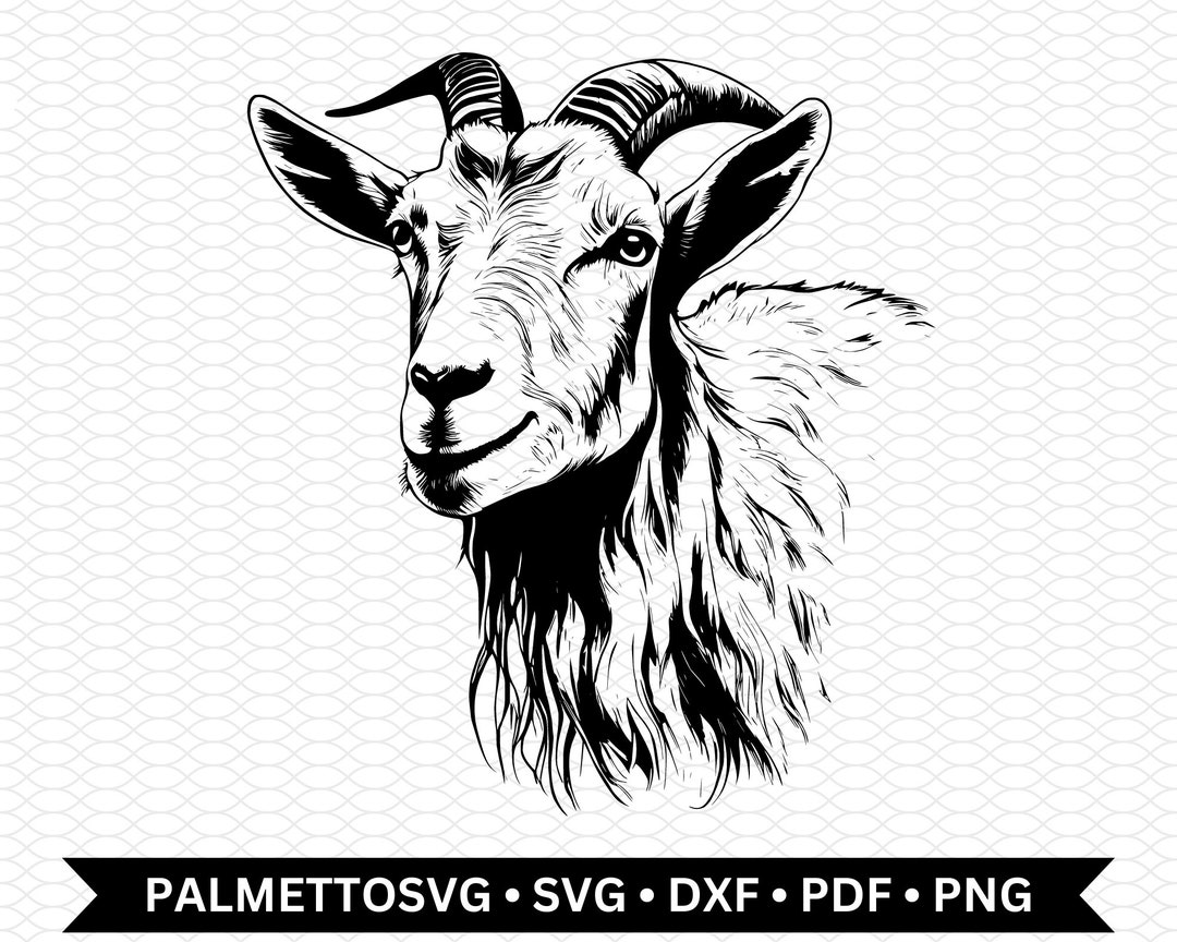 Goat Svg, Goat Dxf File, Goat Cut Files, Goat Clip Art, Goat Png, Goat ...