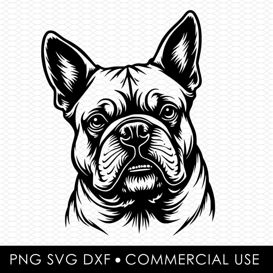 Bulldog Svg, Bulldog Png, Bulldog Dxf, Bulldog Cut File, Sublimation ...