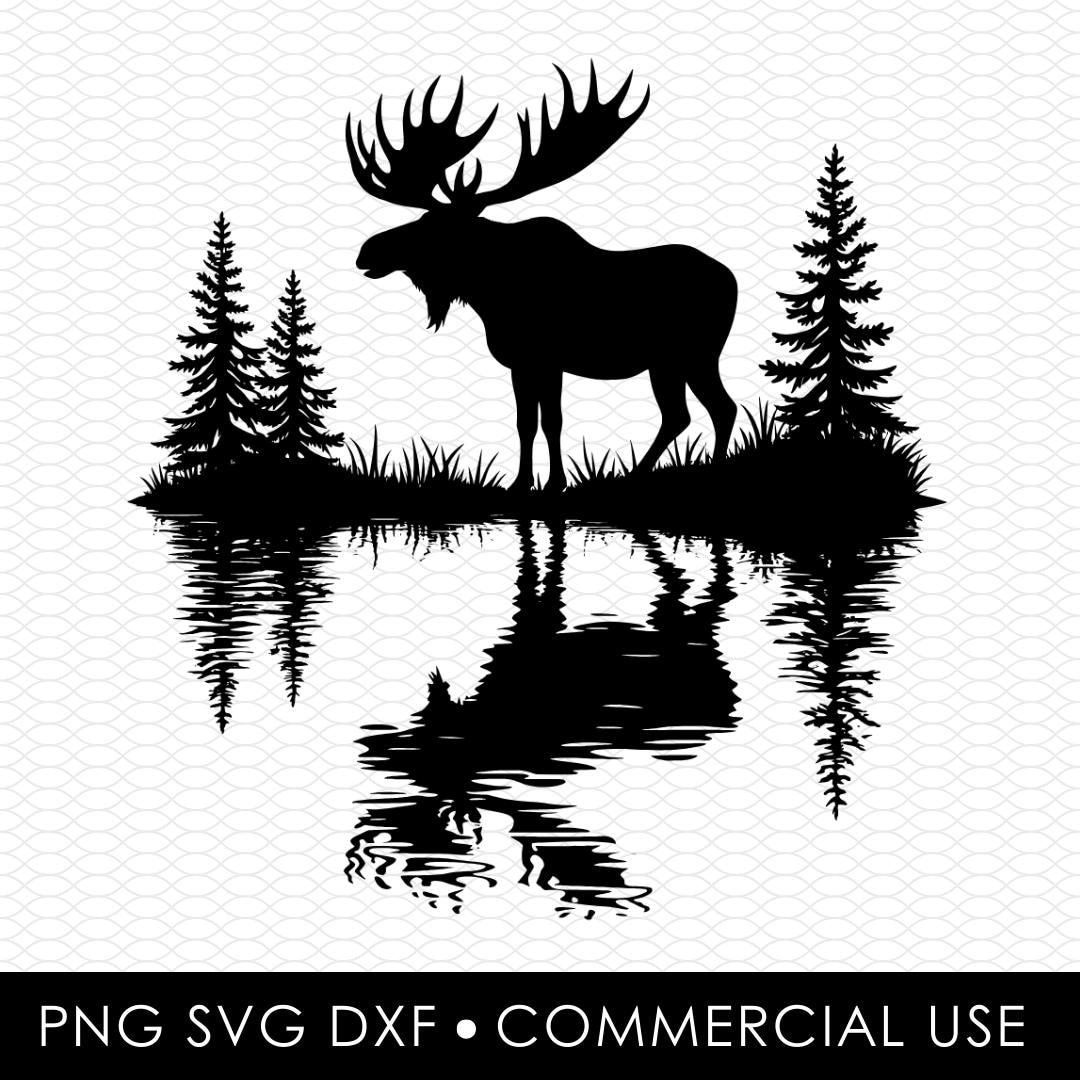 Moose Svg, Moose Png, Moose Dxf, Moose Cut File, Sublimation Designs ...