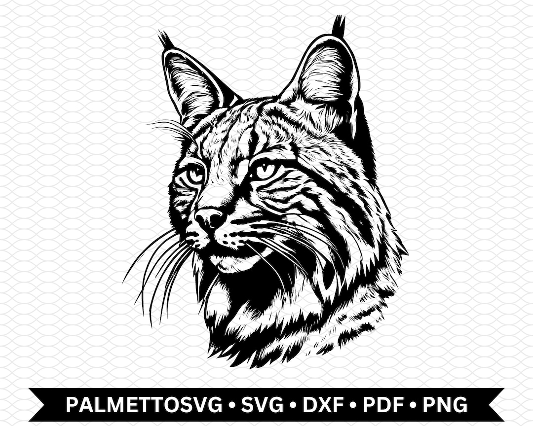 Bobcat Svg, Bobcat Dxf, Bobcat Cut File, Bobcat Clip Art, Bobcat Png ...