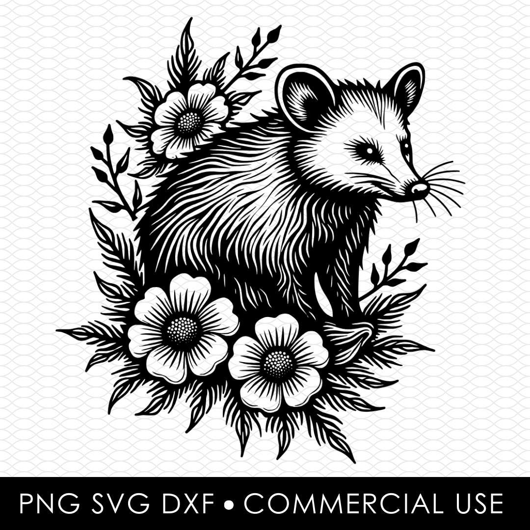 Possum Svg, Possum Png, Possum Dxf, Possum Cut File, Sublimation ...