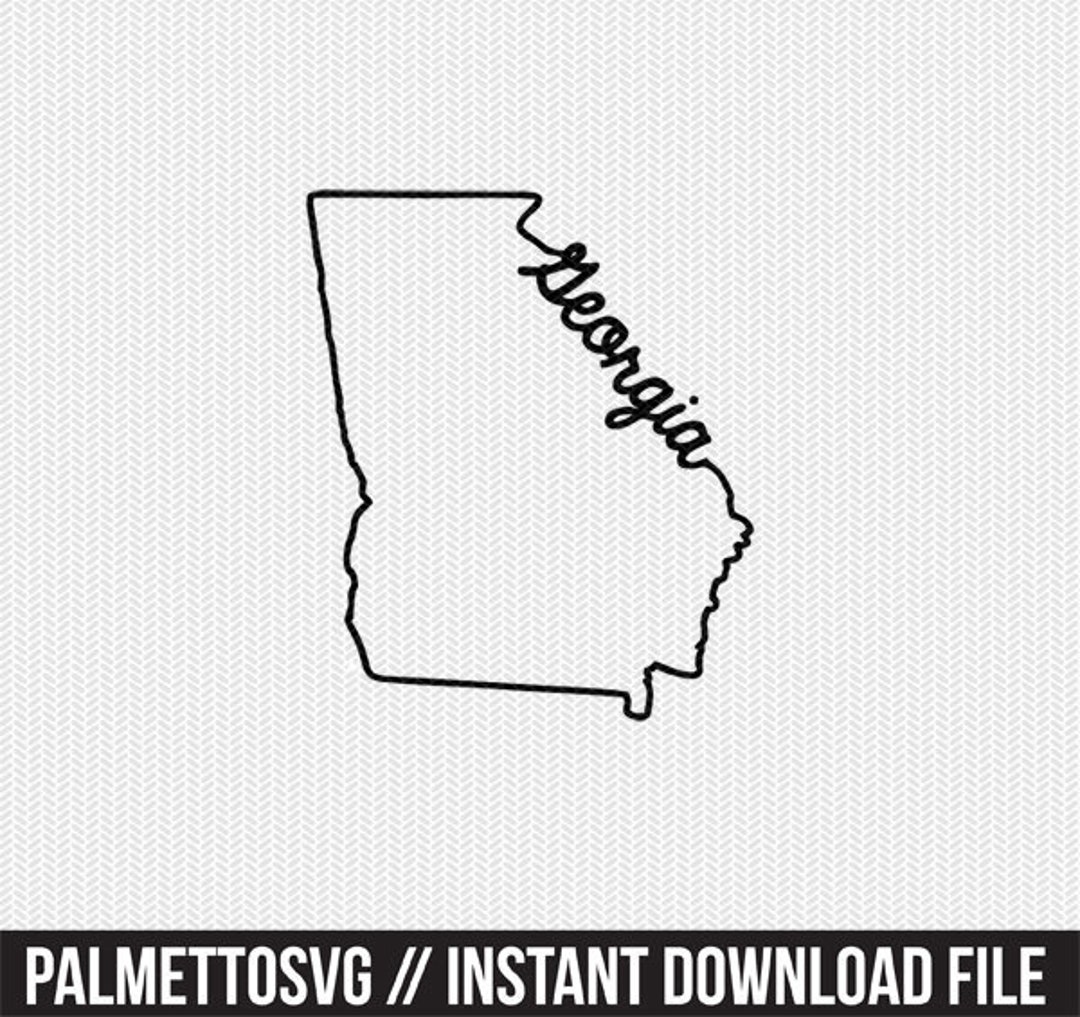 Georgia Svg, Georgia Dxf File, Georgia Cut File, Svg Files for Cricut ...