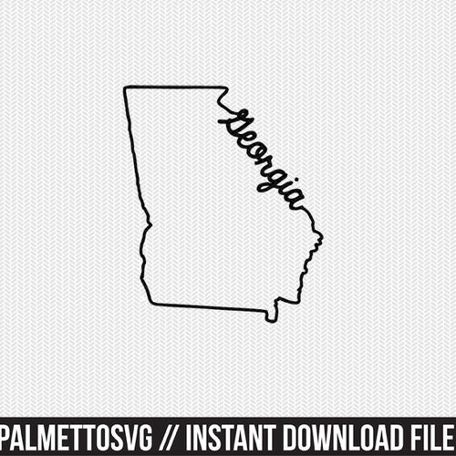 Georgia State SVG Bundle SVG Cut Files Commercial Use - Etsy