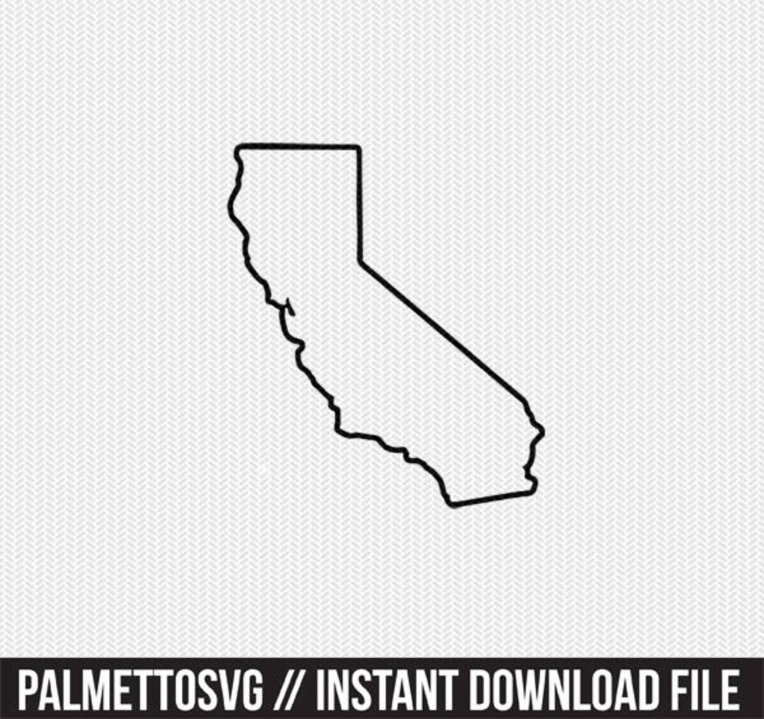 California Svg, California Outline Svg, California Svg, California Cut ...
