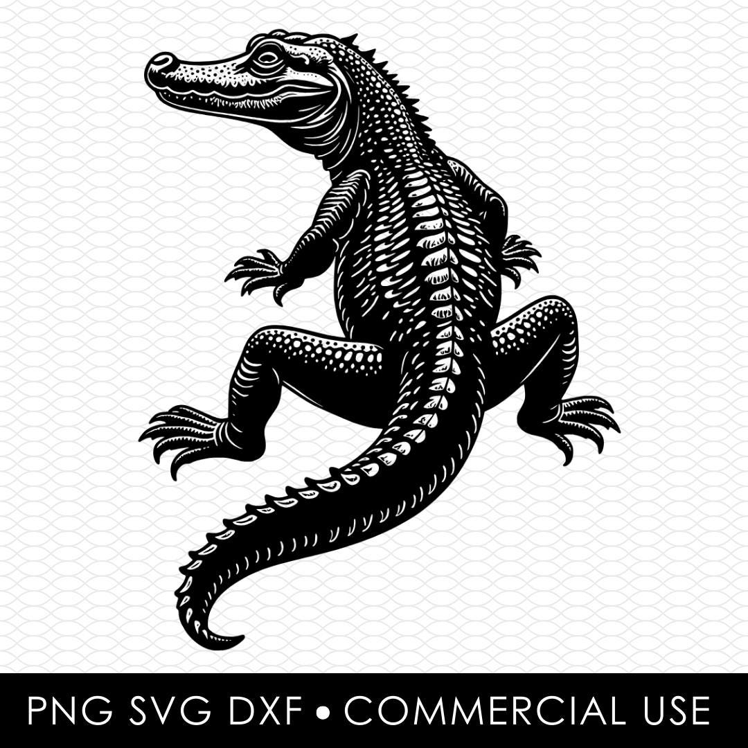 Alligator Svg, Alligator Png, Alligator Cut File, Alligator Dxf ...