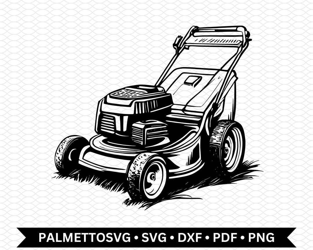 Lawn Mower Svg, Tools Svg, Equipment Svg, Lawn Mower Svg, Lawn Mower ...