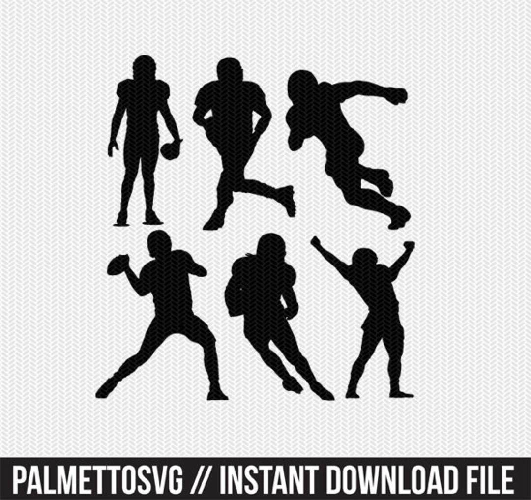 Football Svg, Football Players Svg, Football Dxf File, Sports Svg ...