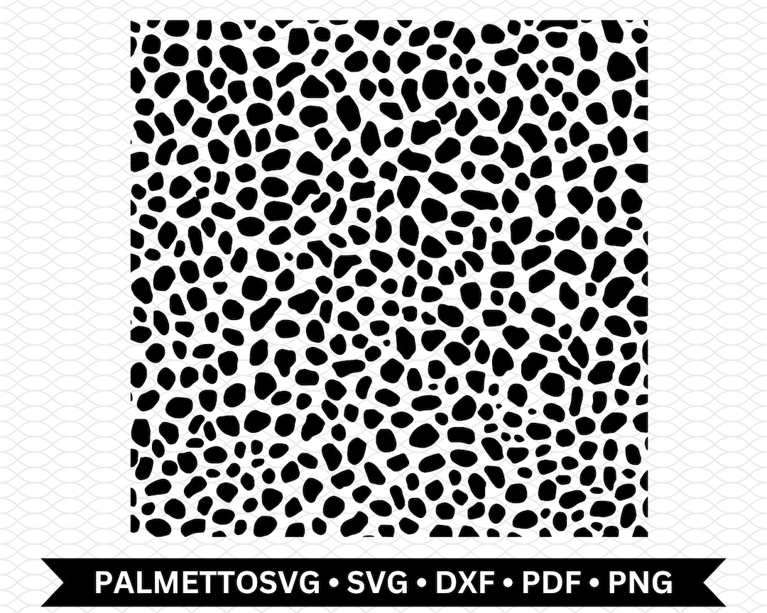 Dalmatian Pattern Svg, Dalmatian Dxf, Dalmatian Cut File, Dalmatian ...