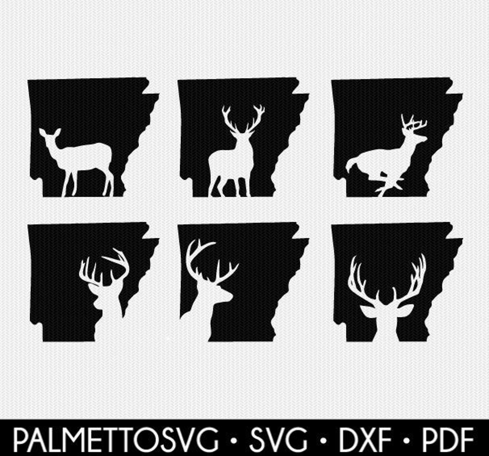 Arkansas Deer Svg Deer Dxf File Svg Svg Files for Cricut - Etsy
