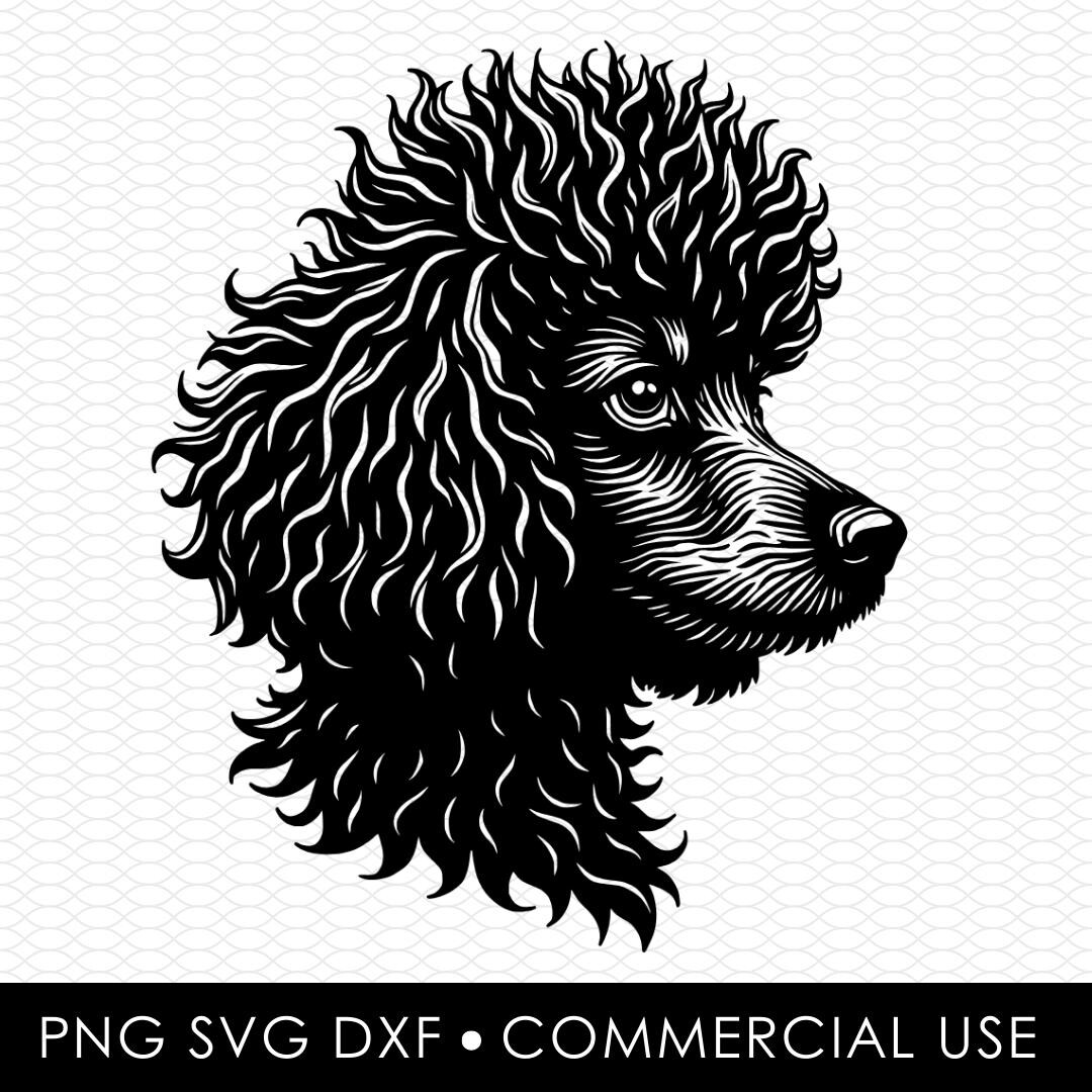 Poodle Svg Dxf Png, Laser Cut File, Sublimation Design, Svg Cut File ...