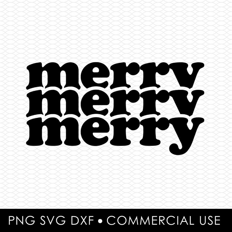 Be Merry Svg - Etsy