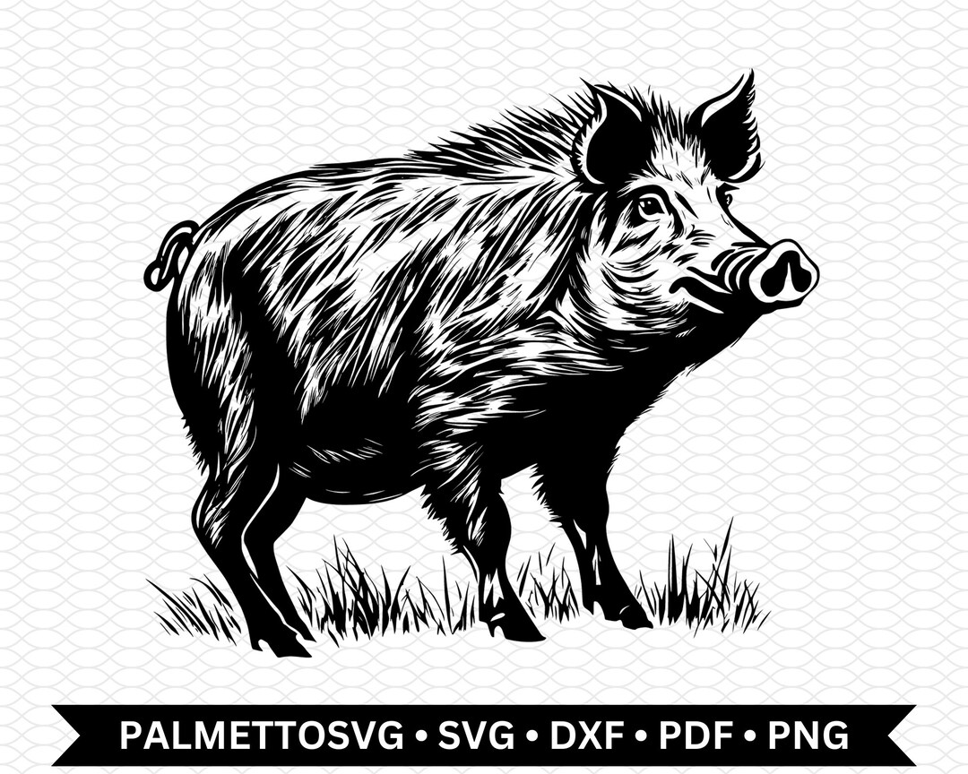Boar Svg, Boar Dxf, Boar Cut File, Boar Clip Art, Boar Png, Svg Files ...