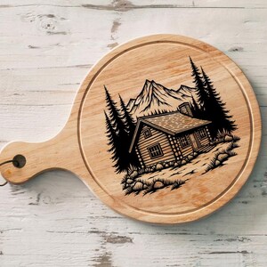 Cabin Svg, Cabin Png, Cabin Cut File, Cabin Dxf, Cabin Laser Cut File ...