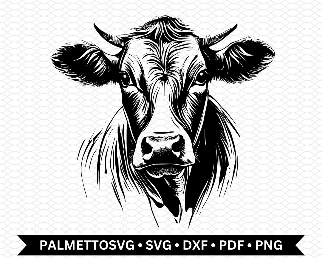 Cow Svg, Cow Png, Cow Dxf File, Cow Cut File, Cow Clip Art, Cricut ...