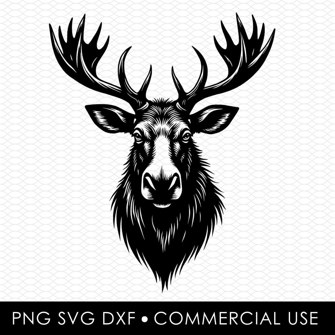 Moose Svg, Moose Png, Moose Dxf, Moose Cut File, Sublimation Designs ...