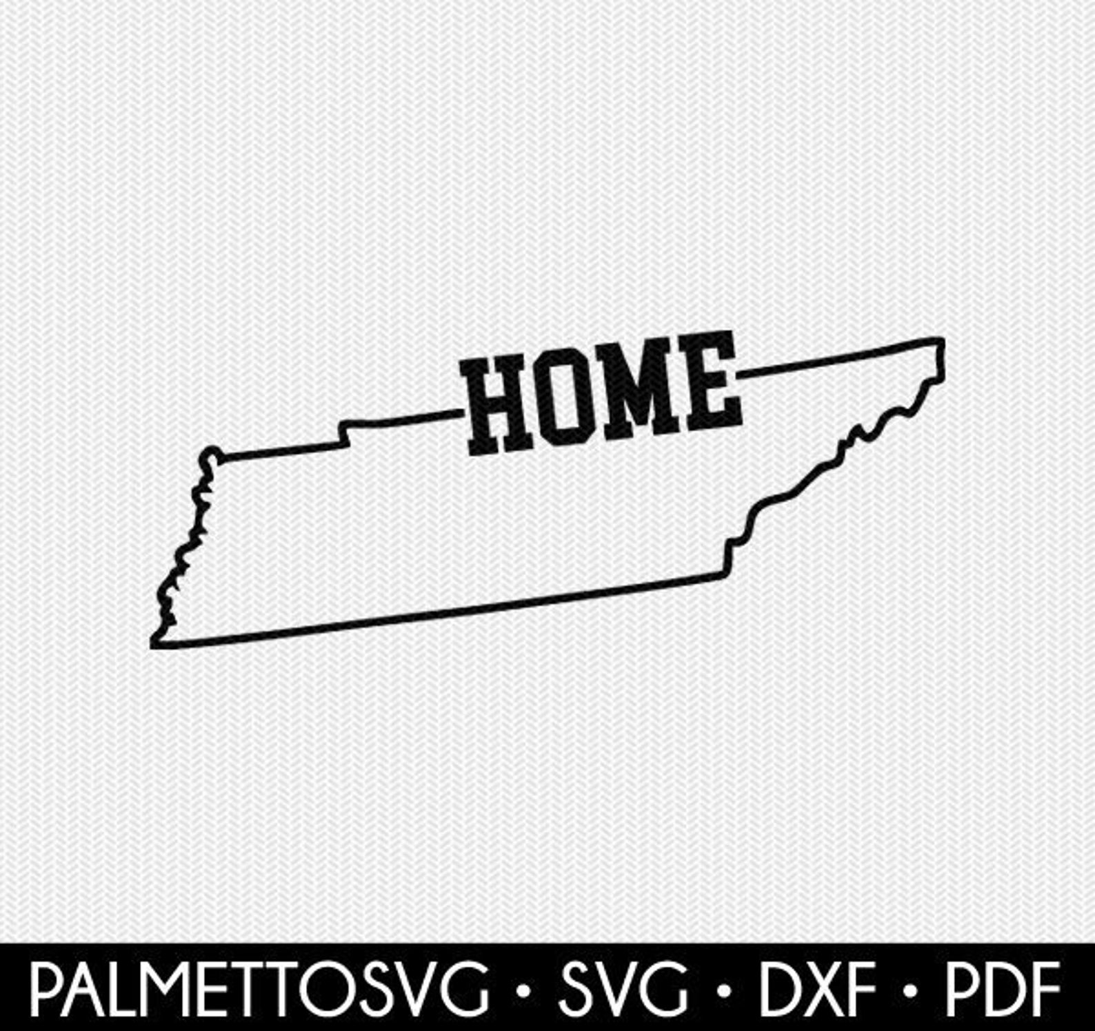 Tennessee Home Svg Tennessee Svg Tennessee Clip Art Dxf - Etsy