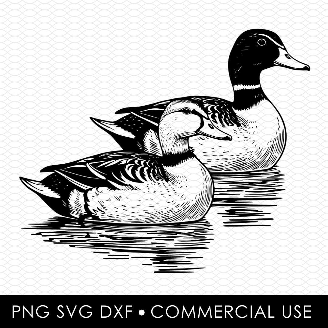 Duck Svg Dxf Png, Laser Cut File, Sublimation Design, Svg Cut File ...
