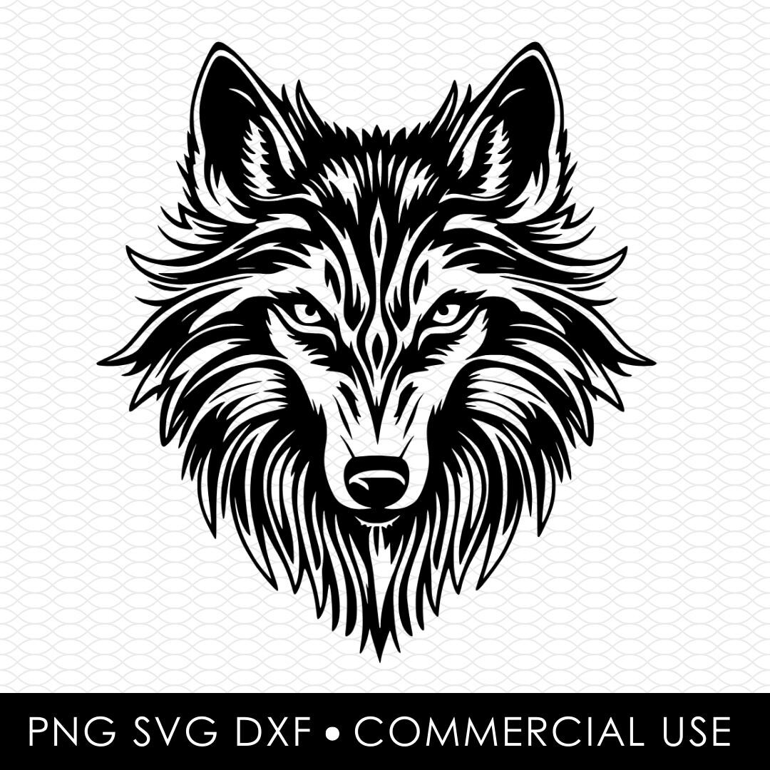 Lobo svg png, lobo svg, lobo png, diseño de lobo png, lobo dxf, diseños ...