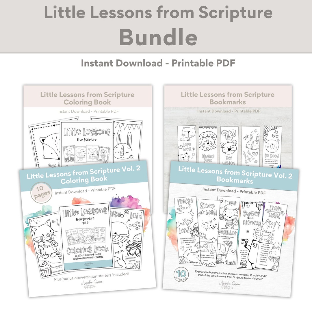 Bible-themed Coloring Pages and Scripture Coloring Bookmarks for ...