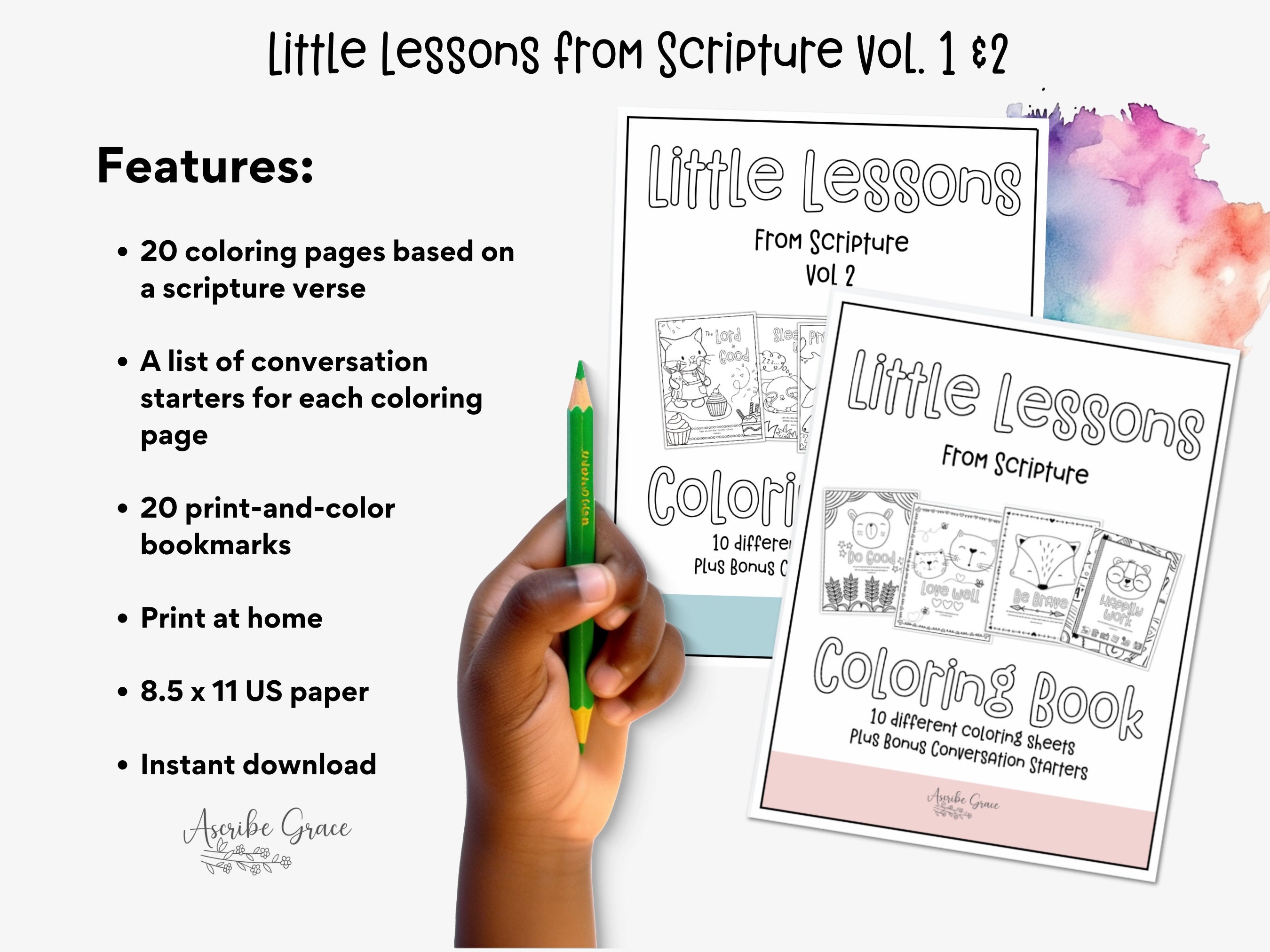 Bible-themed Coloring Pages and Scripture Coloring Bookmarks for ...