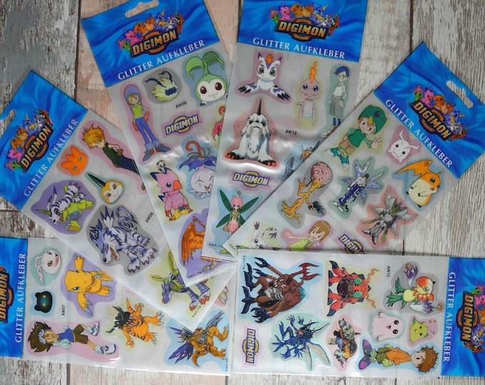 Digimon Stickers - Etsy
