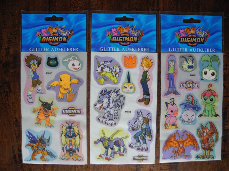 Digimon stickers | Etsy