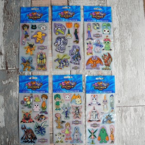 Digimon Stickers - Etsy