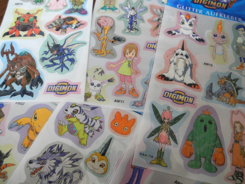 Digimon stickers | Etsy