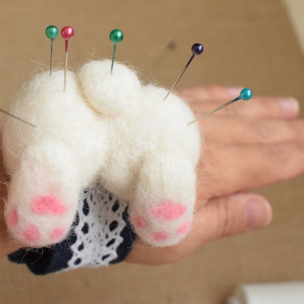 Needle Felted Pin Cushions - Etsy UK