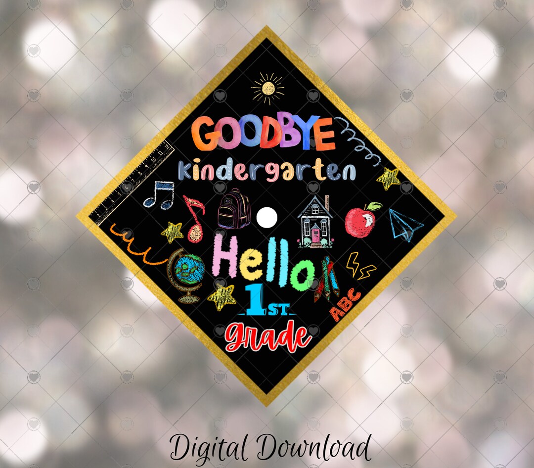 Graduation Cap Topper Sublimation Design - PNG Digital Download - Etsy