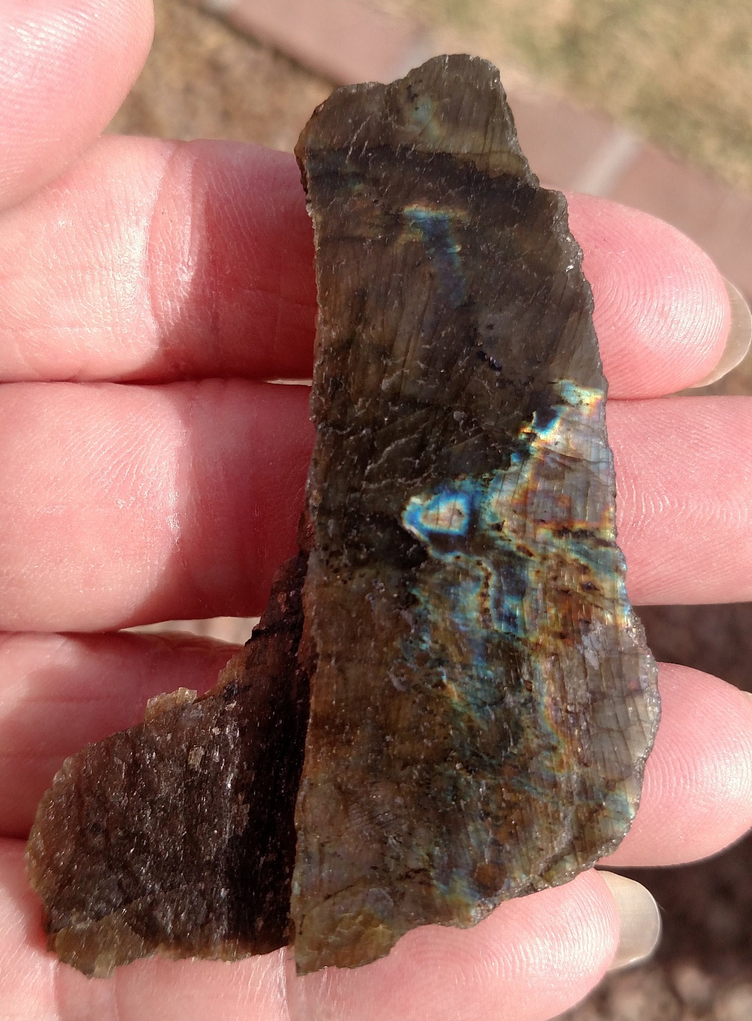 Labadorite Slab, Rough, Raw, Iridescent, 2 Piece Lot - Etsy UK