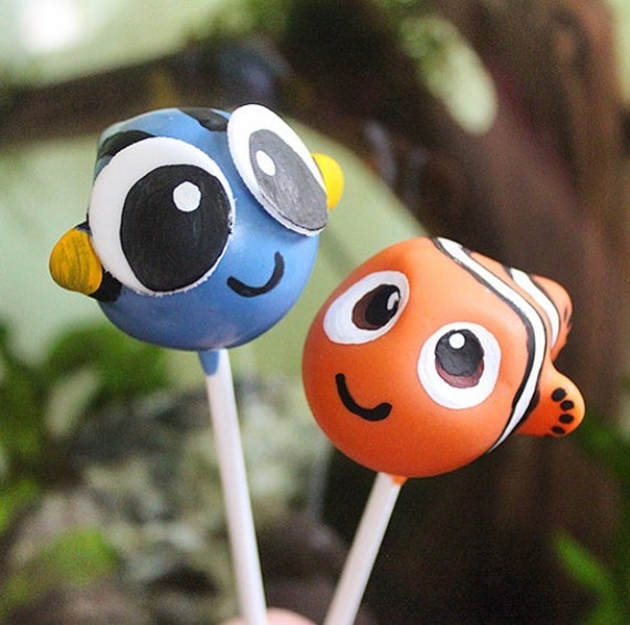 Finding Nemo/dory Cake Pops - Etsy