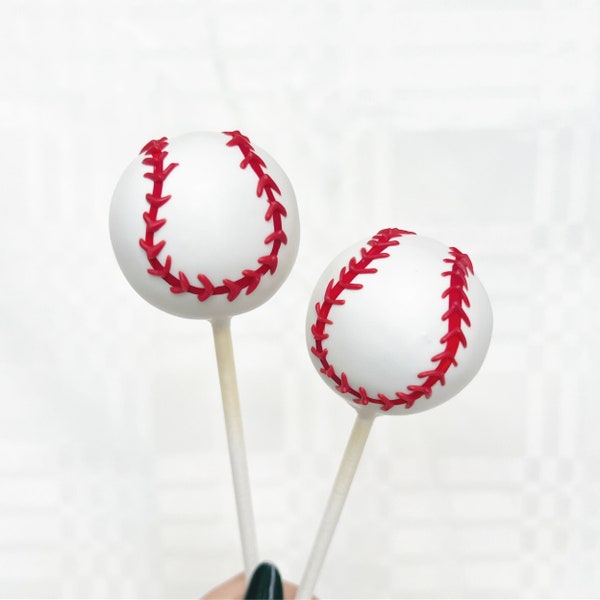 Baseball Cake Pops - Etsy