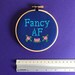 Beginners Cross Stitch Pattern Fancy AF Counted Cross Stitch - Etsy