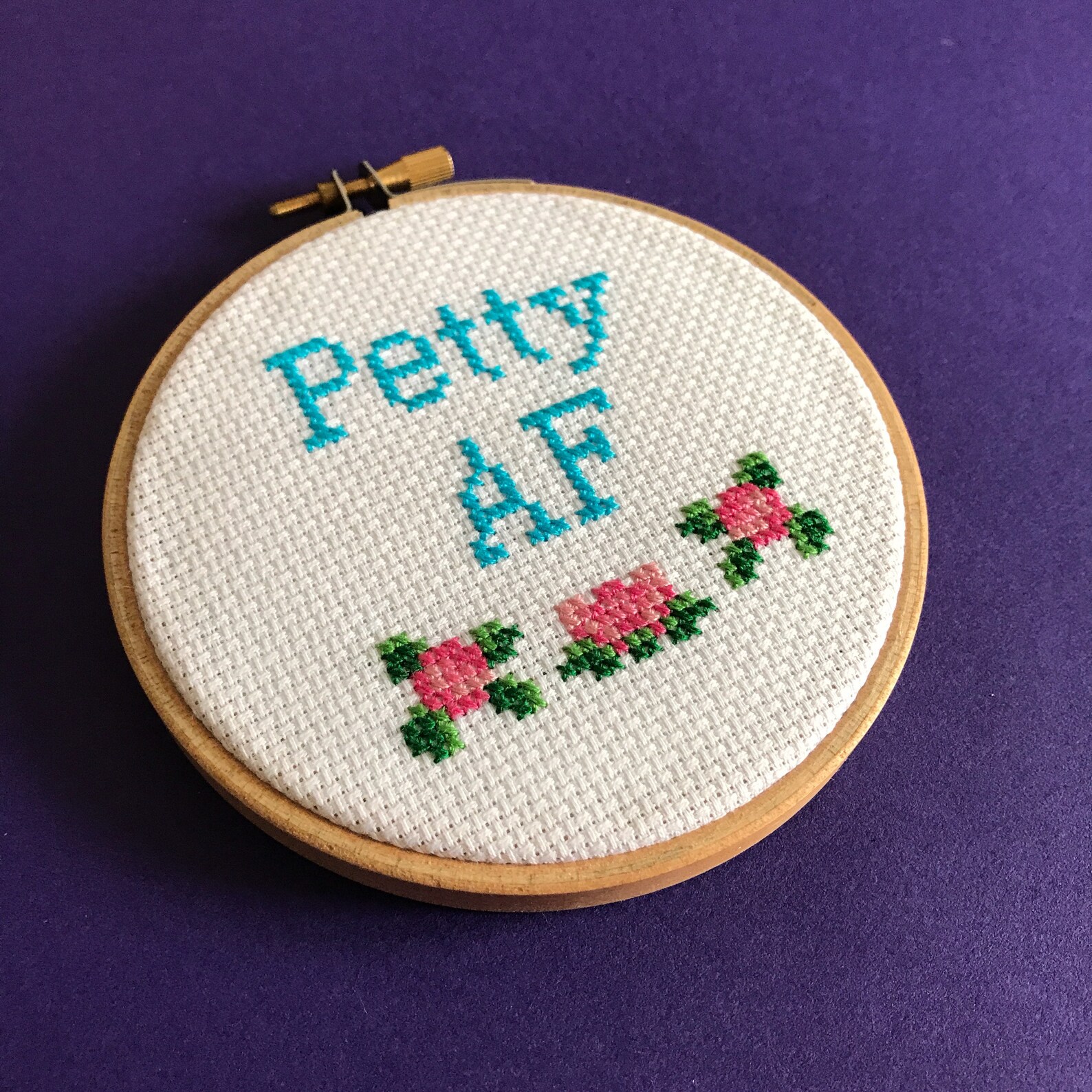Printable Pdf Pattern Petty Af Cross Stitch Pattern Diy | Etsy